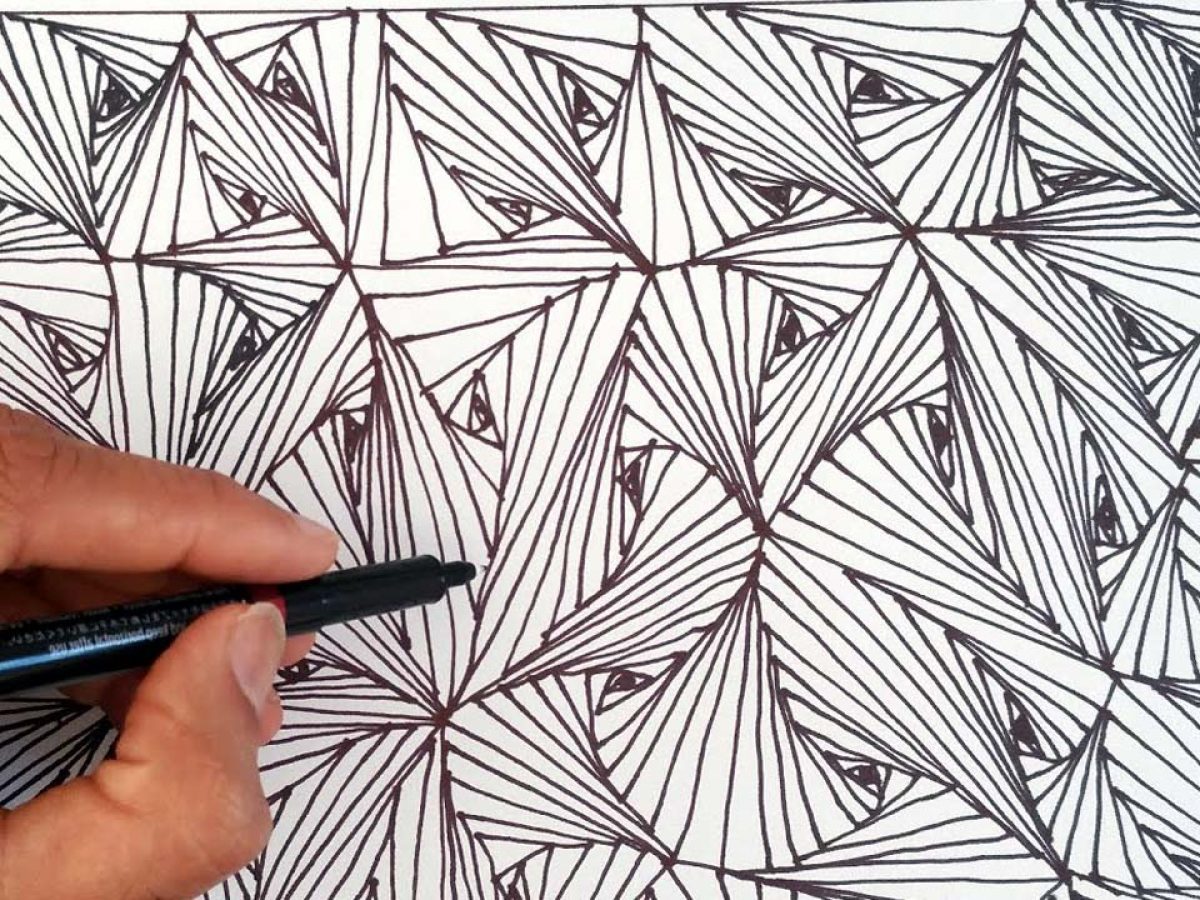 Black And White Line Design